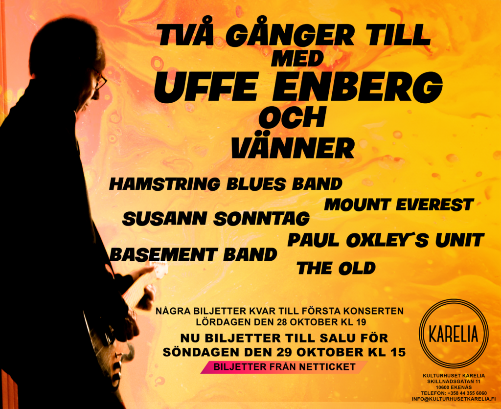 Två gånger till med Uffe Enberg och vänner - Kulturhuset Karelia